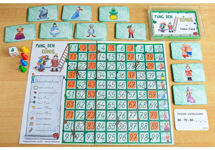 Fang den König am 100er-Feld - Mathematik